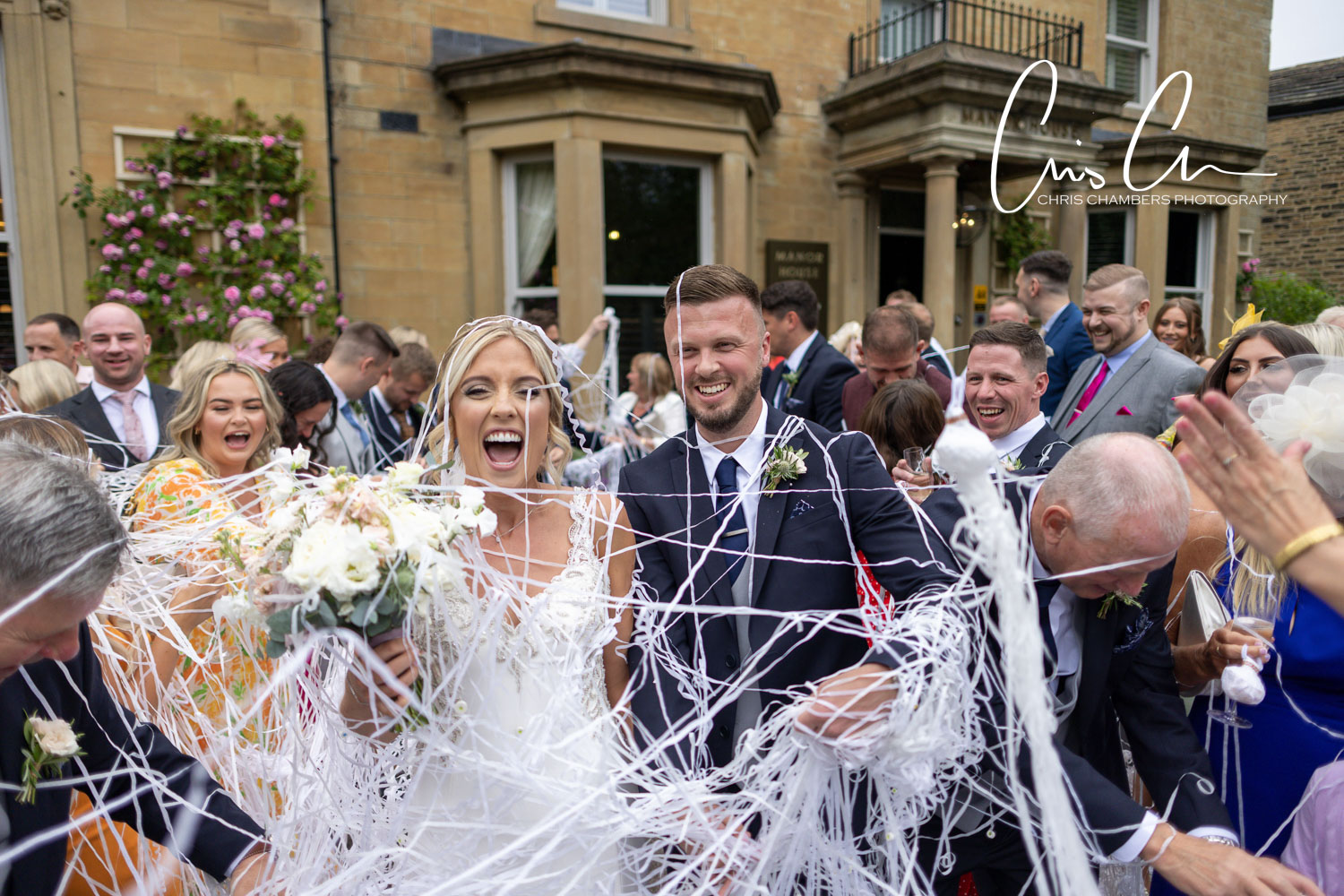 Alice and Ryan's West Yorkshire wedding photographs at Manor House Lindley